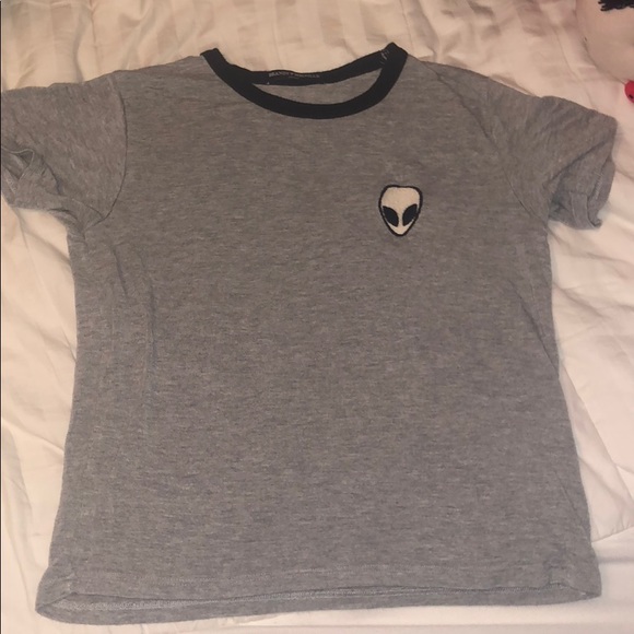 Brandy Melville | Tops | Brandy Melville Alien Logo Tshirt | Poshmark